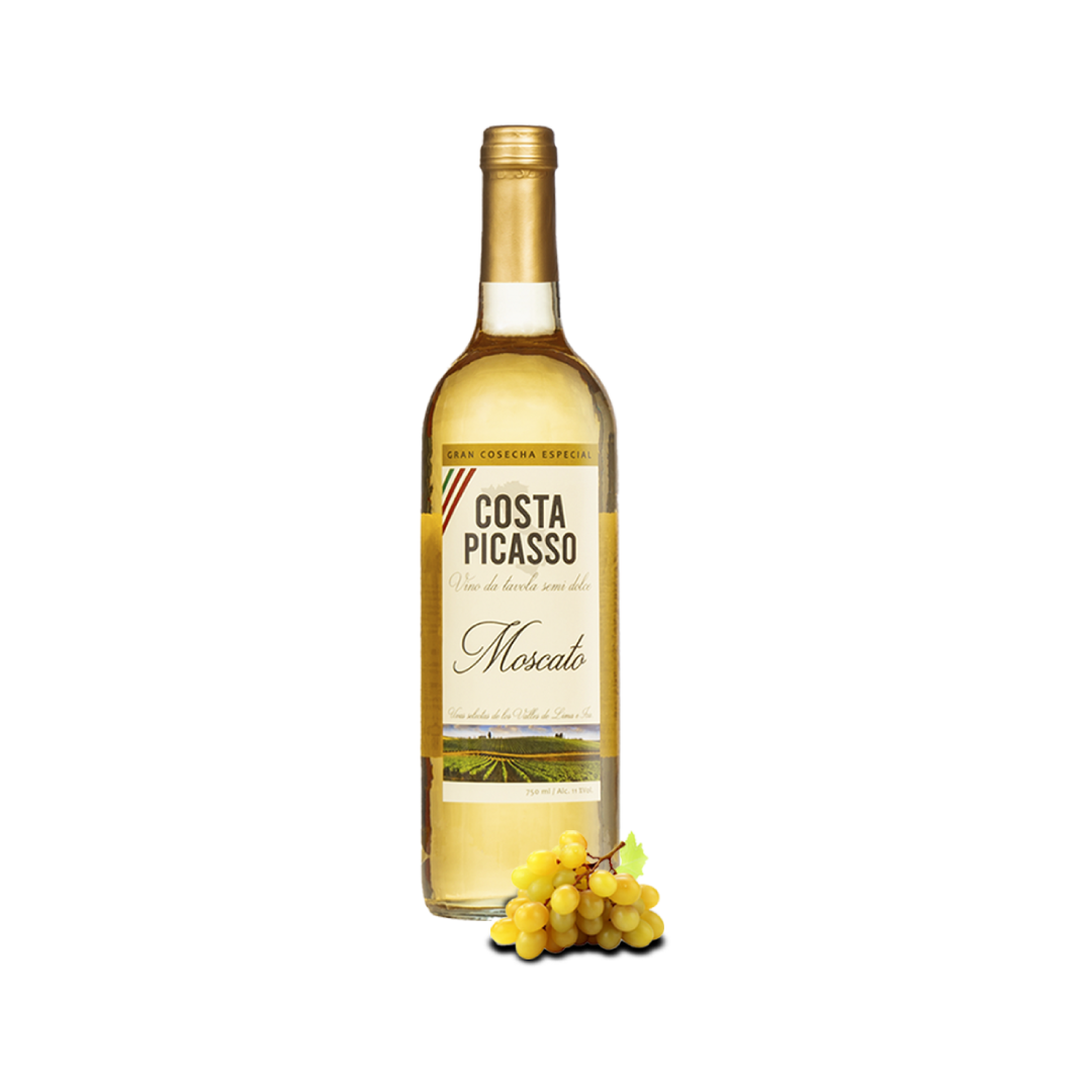 VINO BLANCO DULCE MOSCATO – Solis Castillo